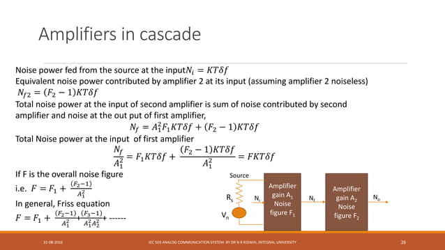 Noise basics and its modelling | PPTX | Computer Networking | Computing