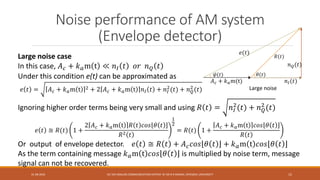 Noise Performance of CW system | PPTX
