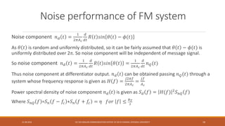 Noise Performance of CW system | PPTX | Digital Audio | Computer Software and Applications