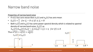 Noise Performance of CW system | PPTX | Digital Audio | Computer Software and Applications