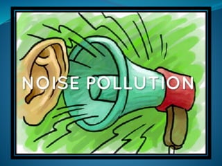 Noise Pollution Drawing For Kids