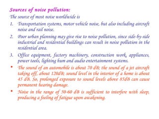 Noise pollution | PPT