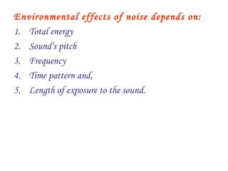 Noise pollution | PPT