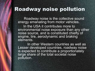 Noise pollution | PPT