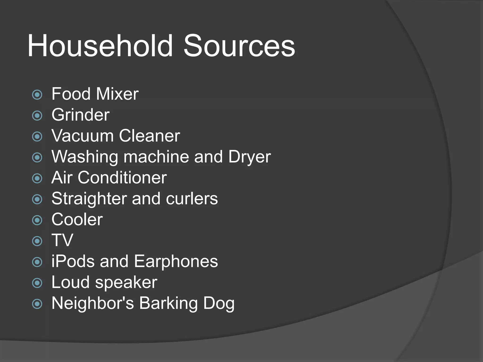 Noise pollution,sources,causes and effects | PPTX