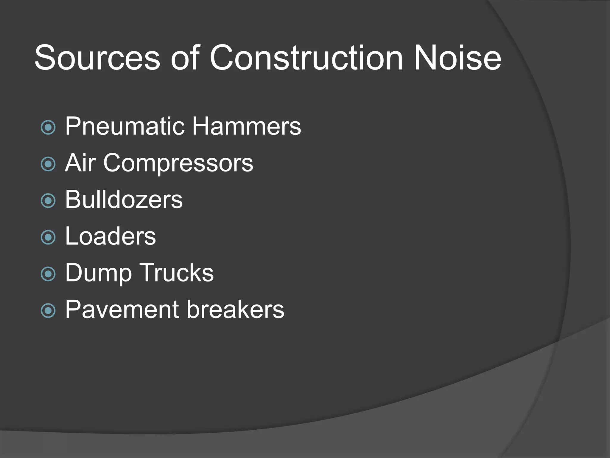 Noise pollution,sources,causes and effects | PPTX