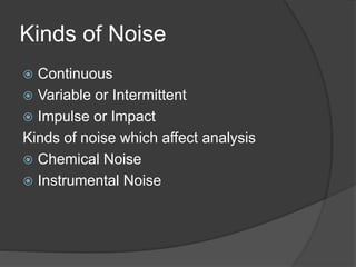 Noise pollution,sources,causes and effects | PPTX