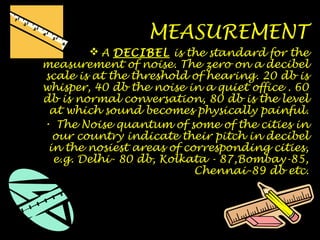 Noise pollution | PPT | Indoor Environmental Quality | Home & Garden