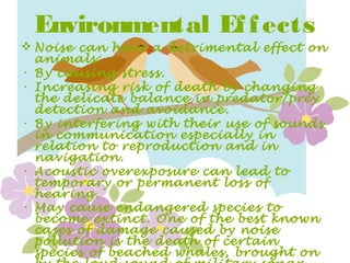 Noise pollution | PPT | Indoor Environmental Quality | Home & Garden