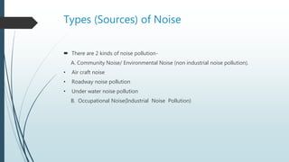 Noise pollution | PPTX