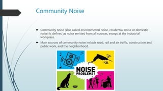 Noise pollution | PPTX
