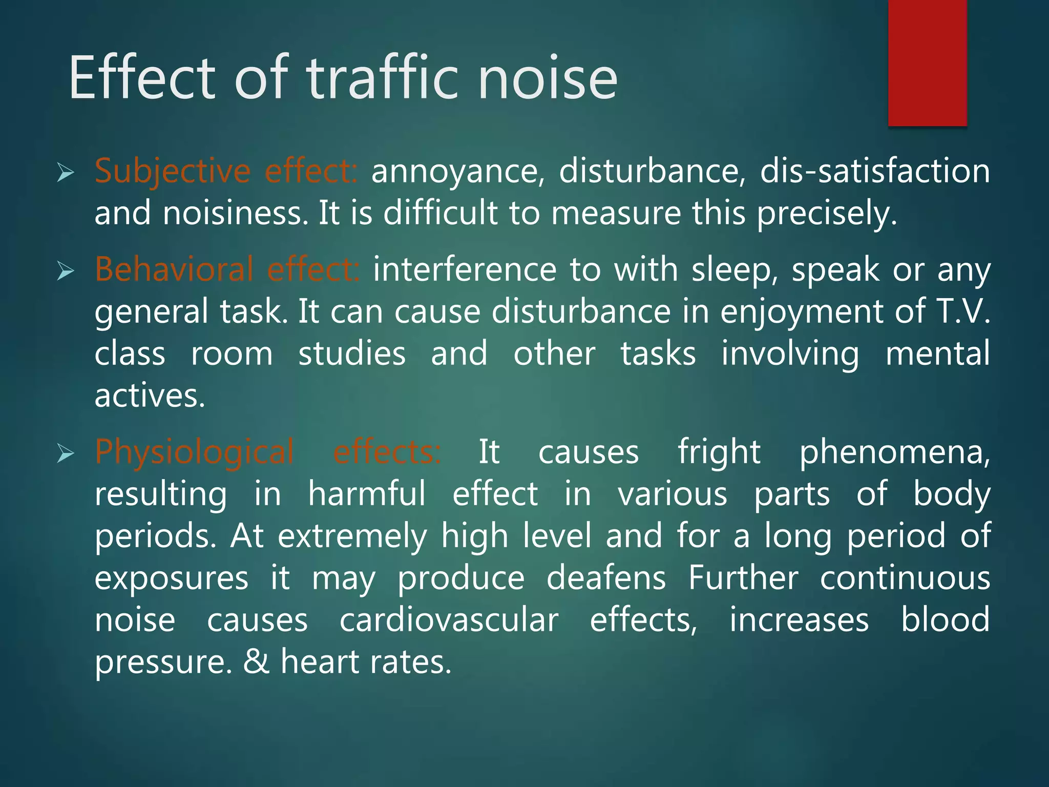 Noise pollution | PPTX