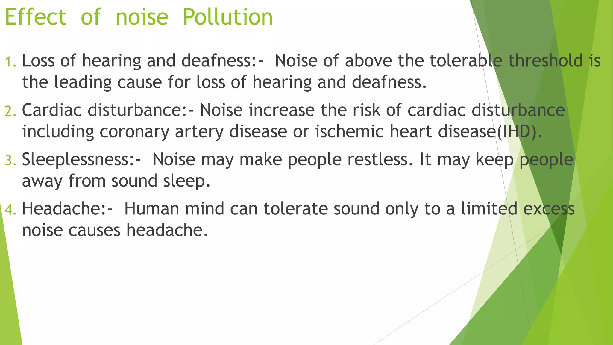 Noise pollution | PPTX