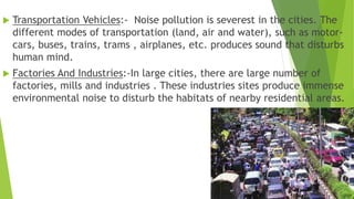 Noise pollution | PPTX