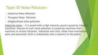 Types Of Noise Pollution: Environmental Noise Pollution Definition – BEYS