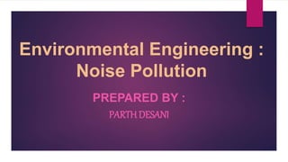 Noise pollution | PPT