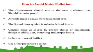 Noise pollution | PPTX