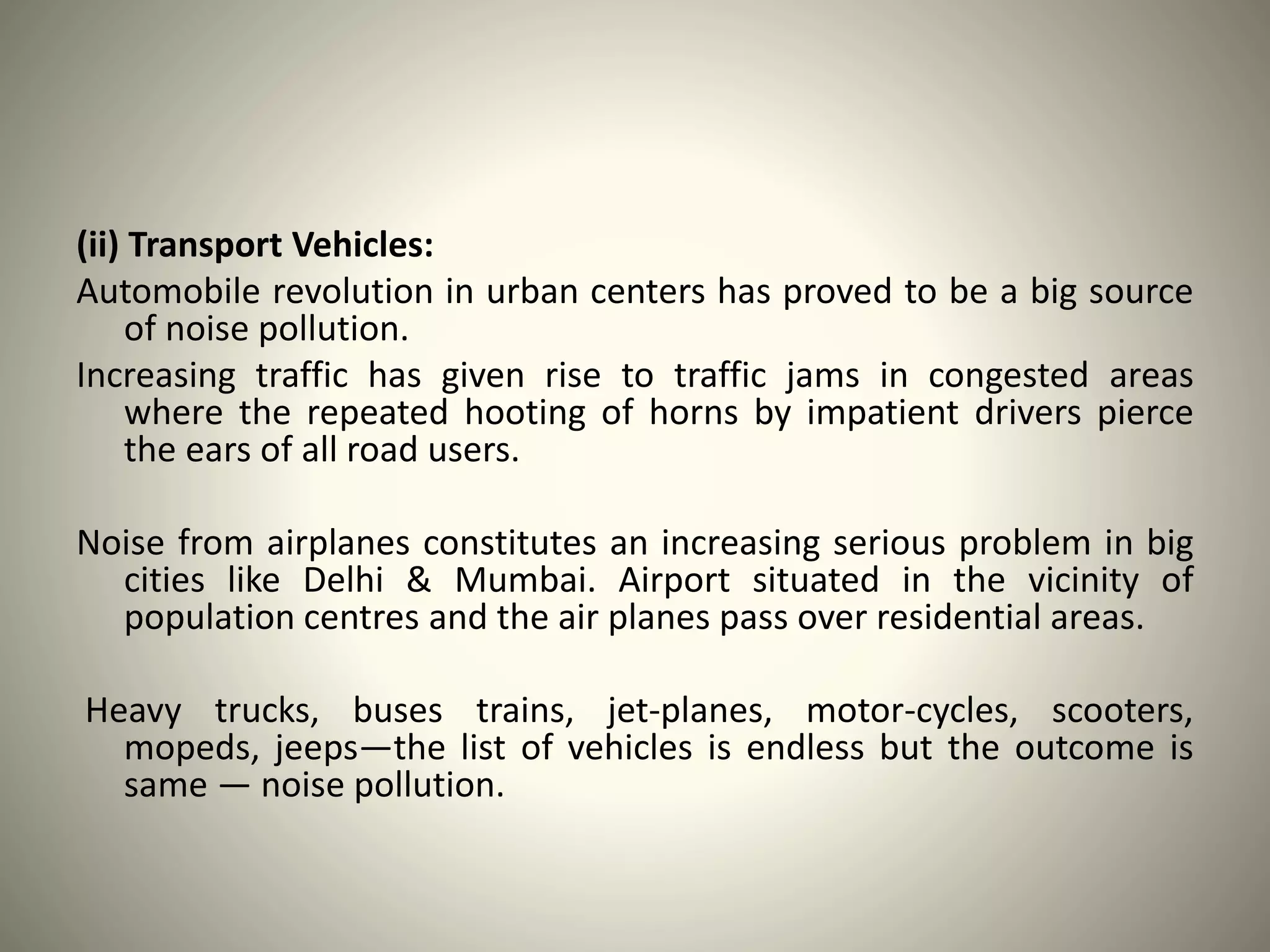Noise pollution | PPTX