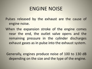 Noise pollution | PPTX