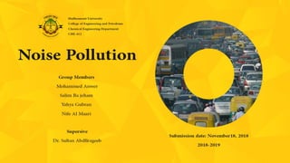 Noise pollution | PPT