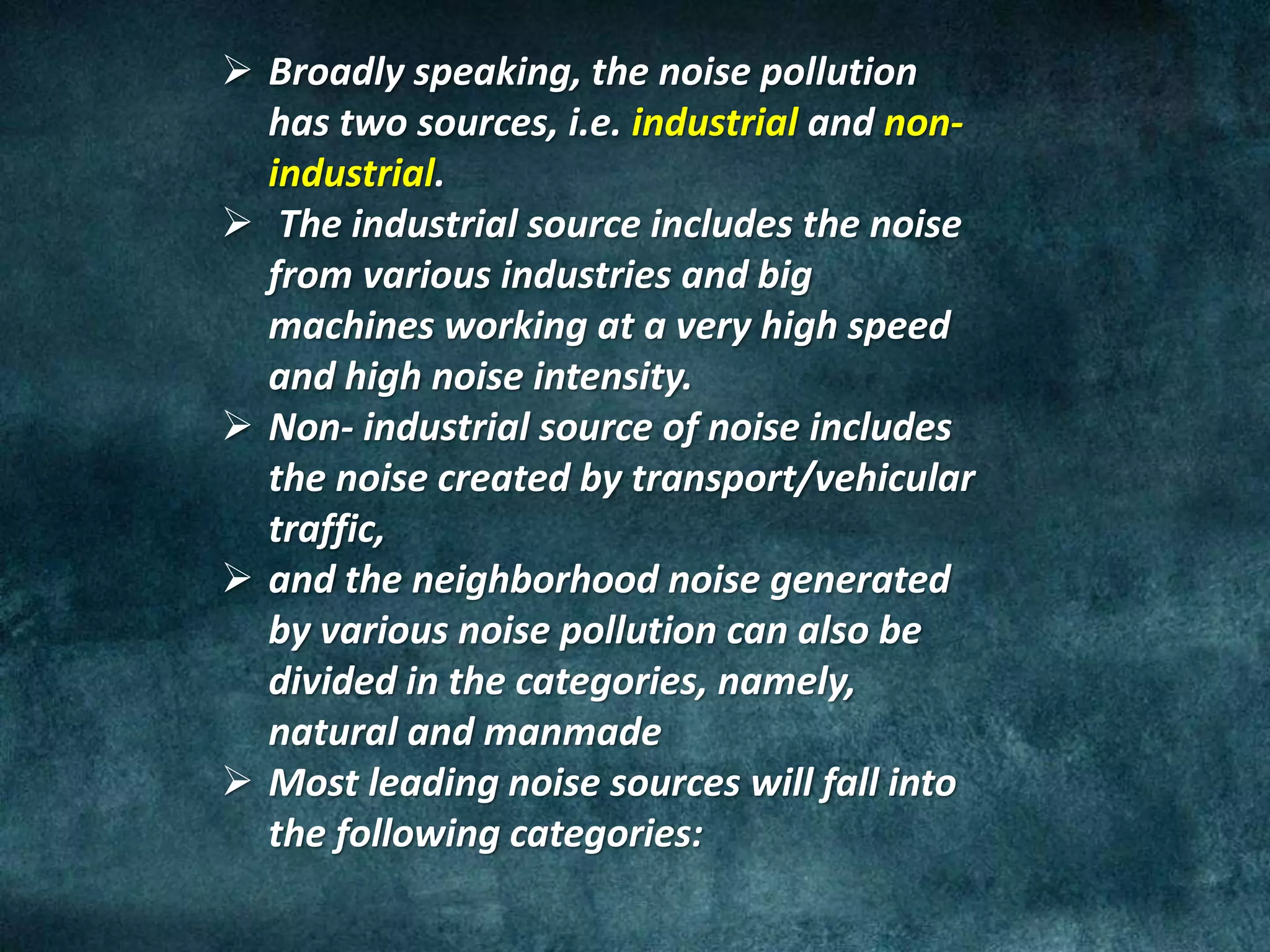 Noise pollution | PPTX | Indoor Environmental Quality | Home & Garden