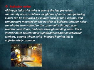 Noise pollution | PPTX | Indoor Environmental Quality | Home & Garden