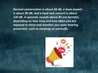 Noise pollution | PPTX | Indoor Environmental Quality | Home & Garden