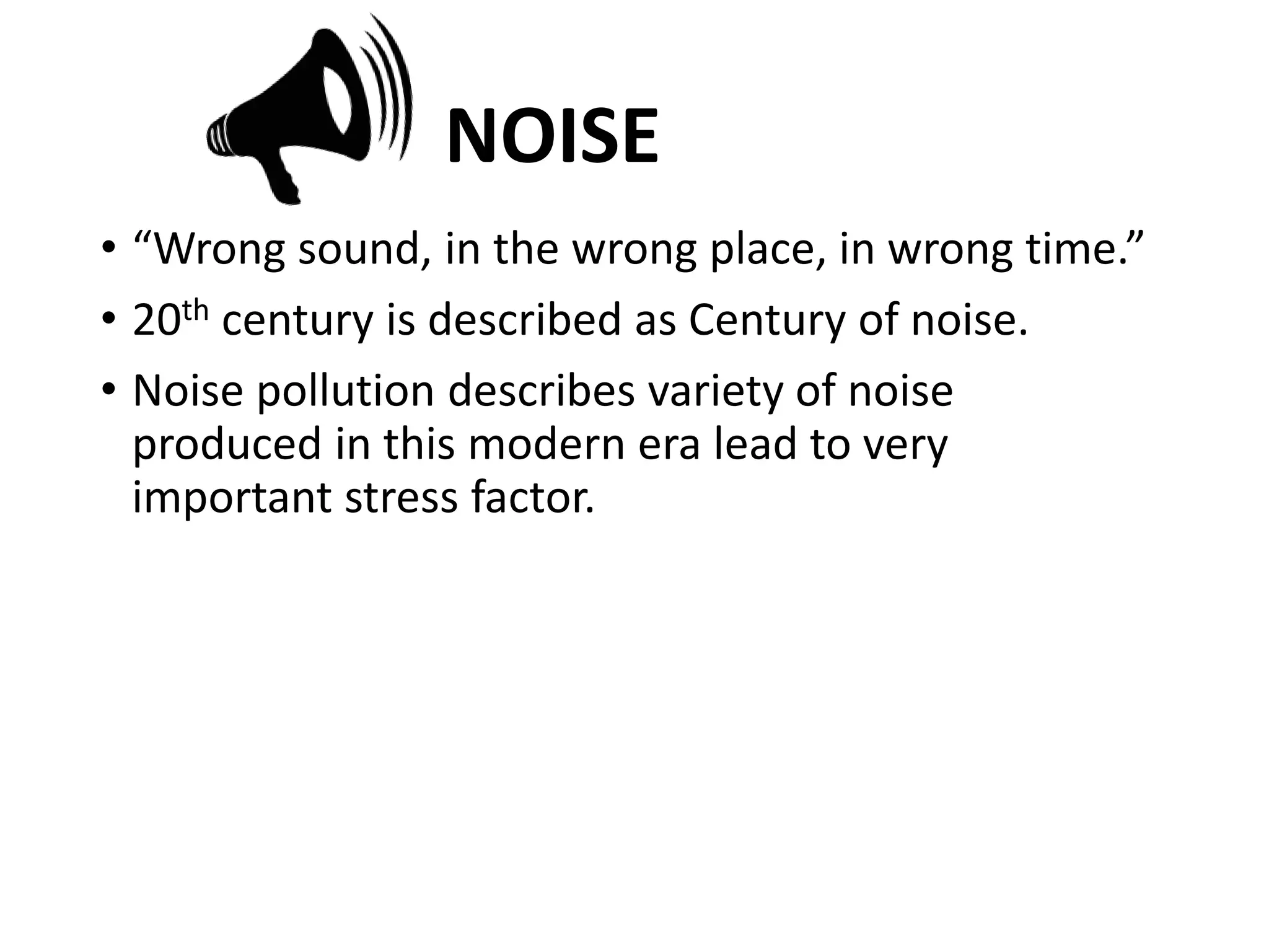 Noise pollution | PDF