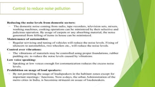Noise pollution presentation #environmental | PPTX