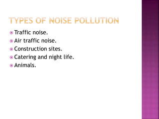 NOISEPOLLUTION.pptx udhayasankark seminar | PPTX