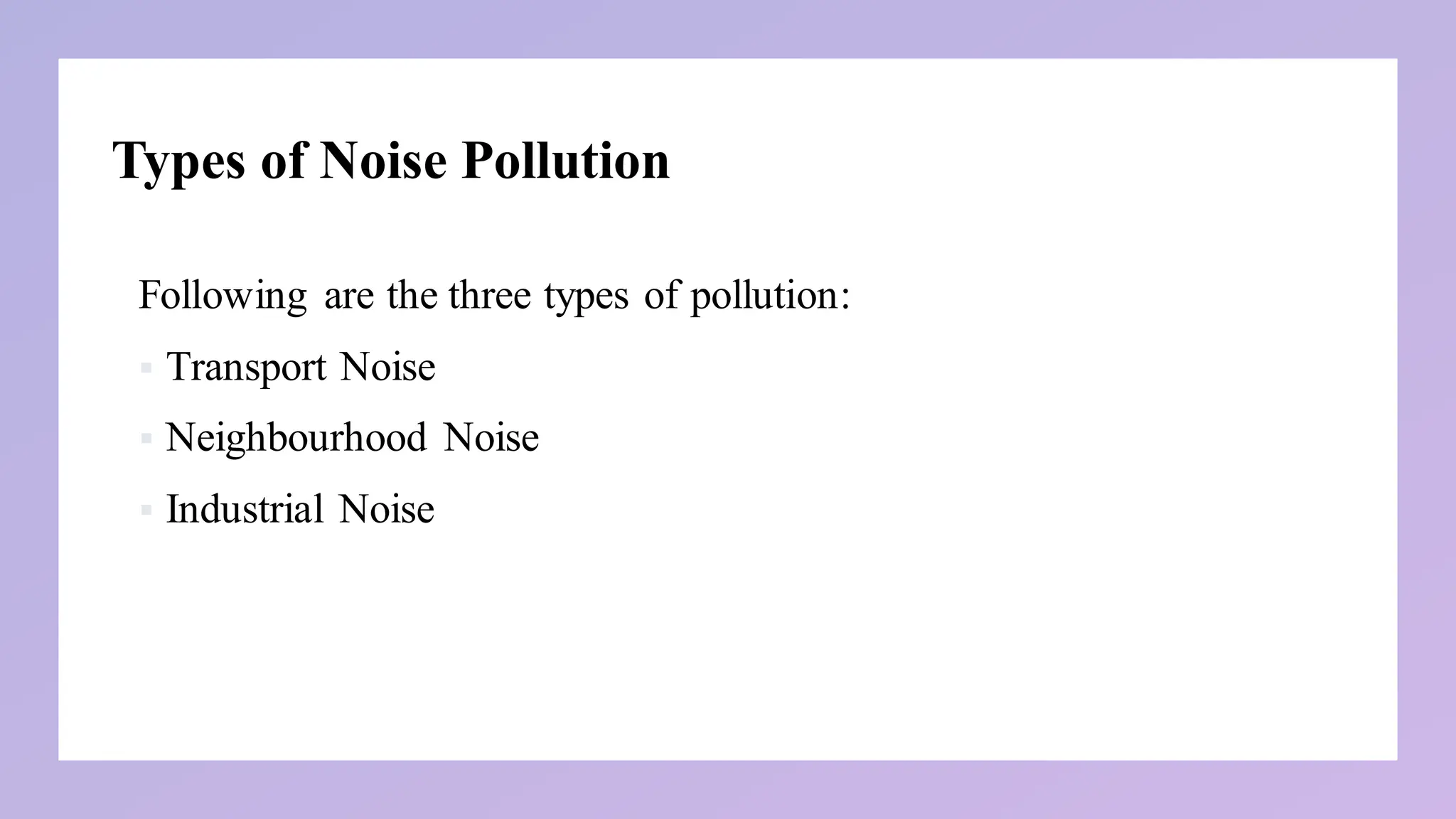 Noise pollution .pdf it's causes and effects caused by it | PDF
