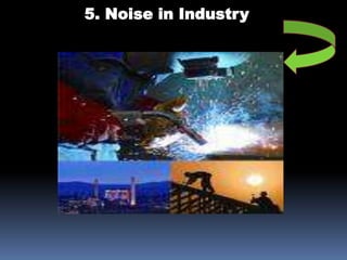 noise pollution in various sectors important | PPT