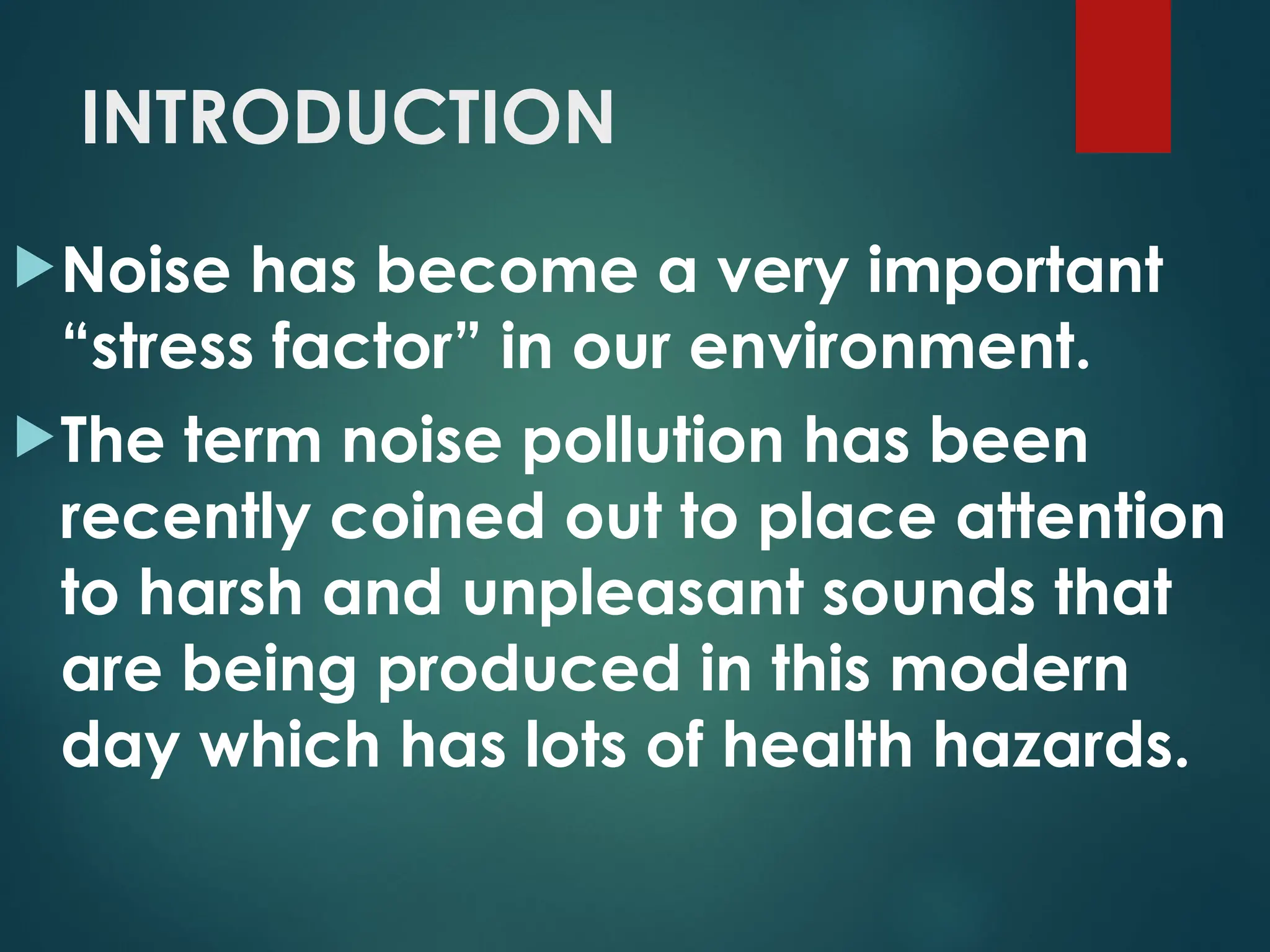 NOISE POLLUTION its effecst types decibels.ppt