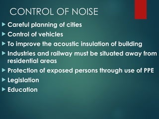 NOISE POLLUTION its effecst types decibels.ppt