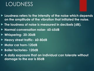 NOISE POLLUTION its effecst types decibels.ppt