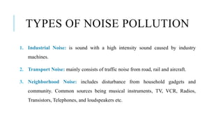 Noise pollution | PPTX