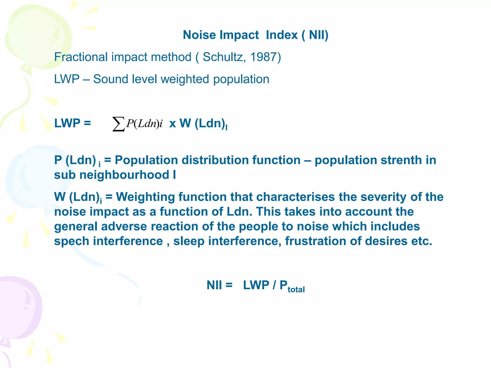 Noise pollution and its assessment | PPT