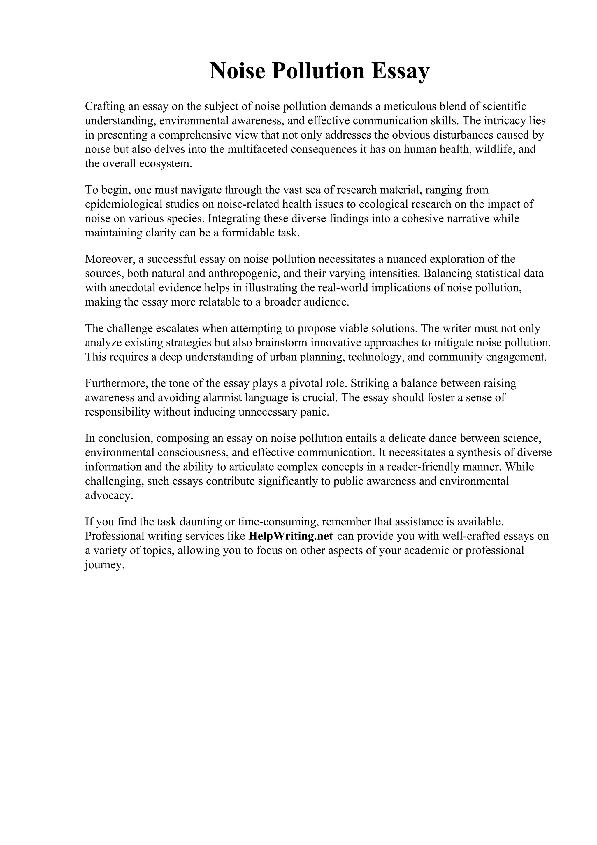 Noise Pollution Essay.pdf