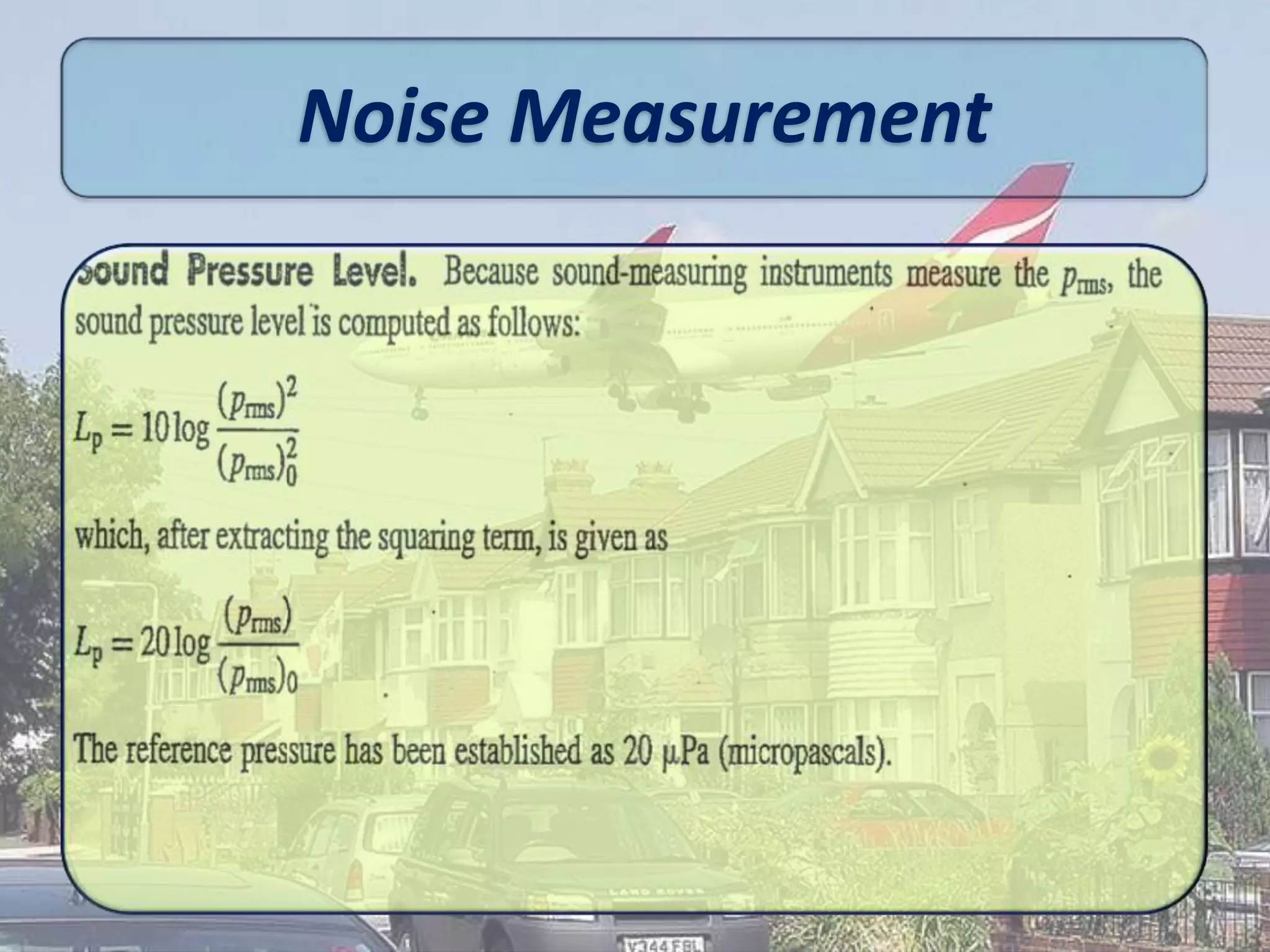 Noise pollution presentation | PPTX