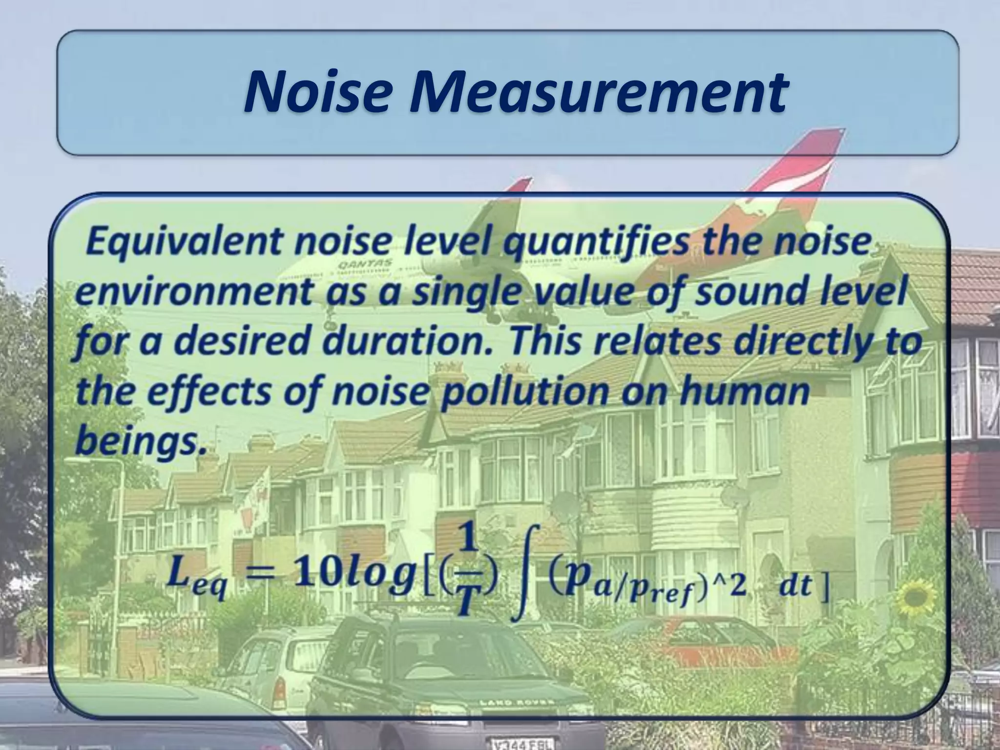 Noise pollution presentation | PPTX