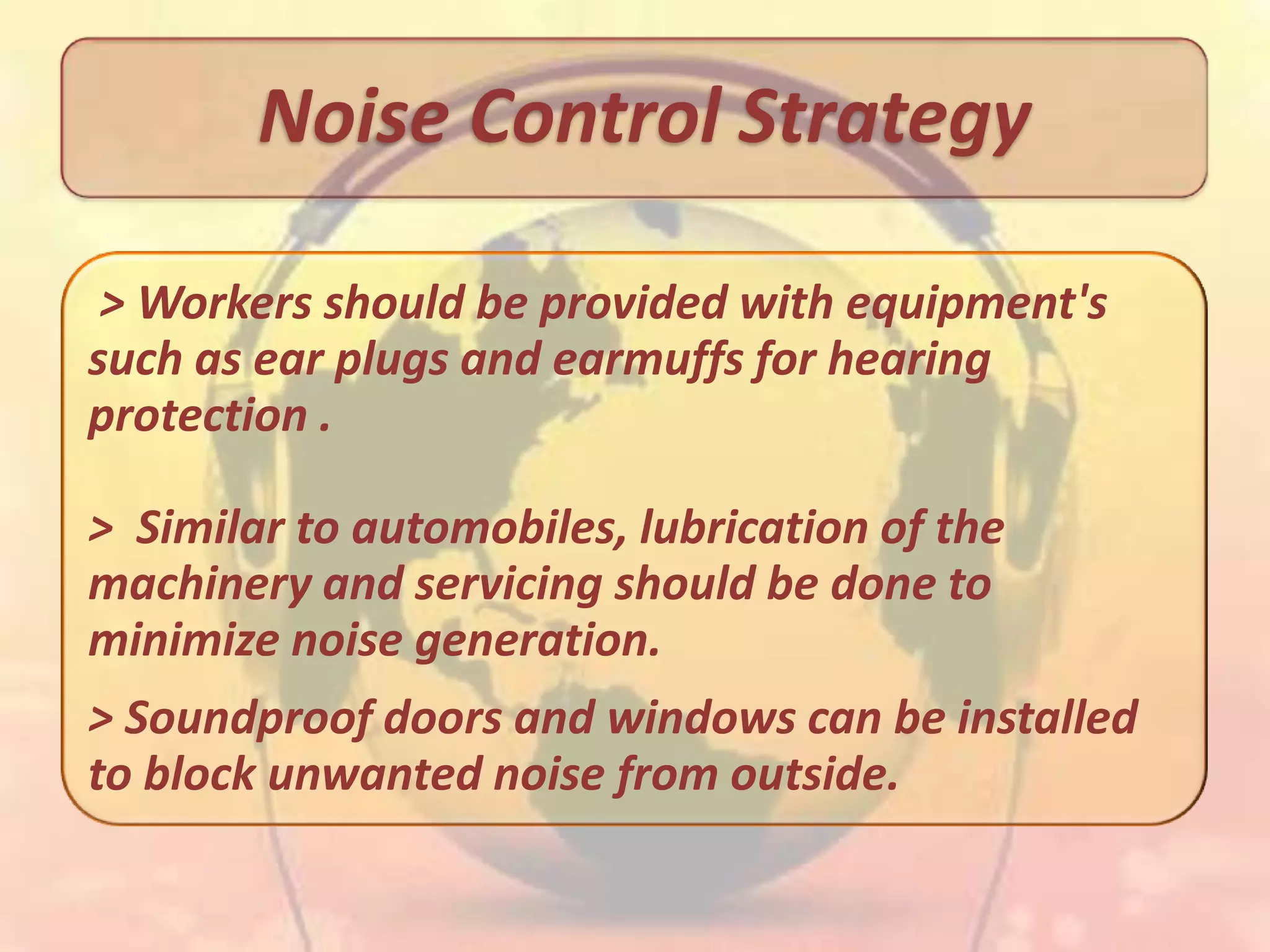 Noise pollution presentation | PPTX