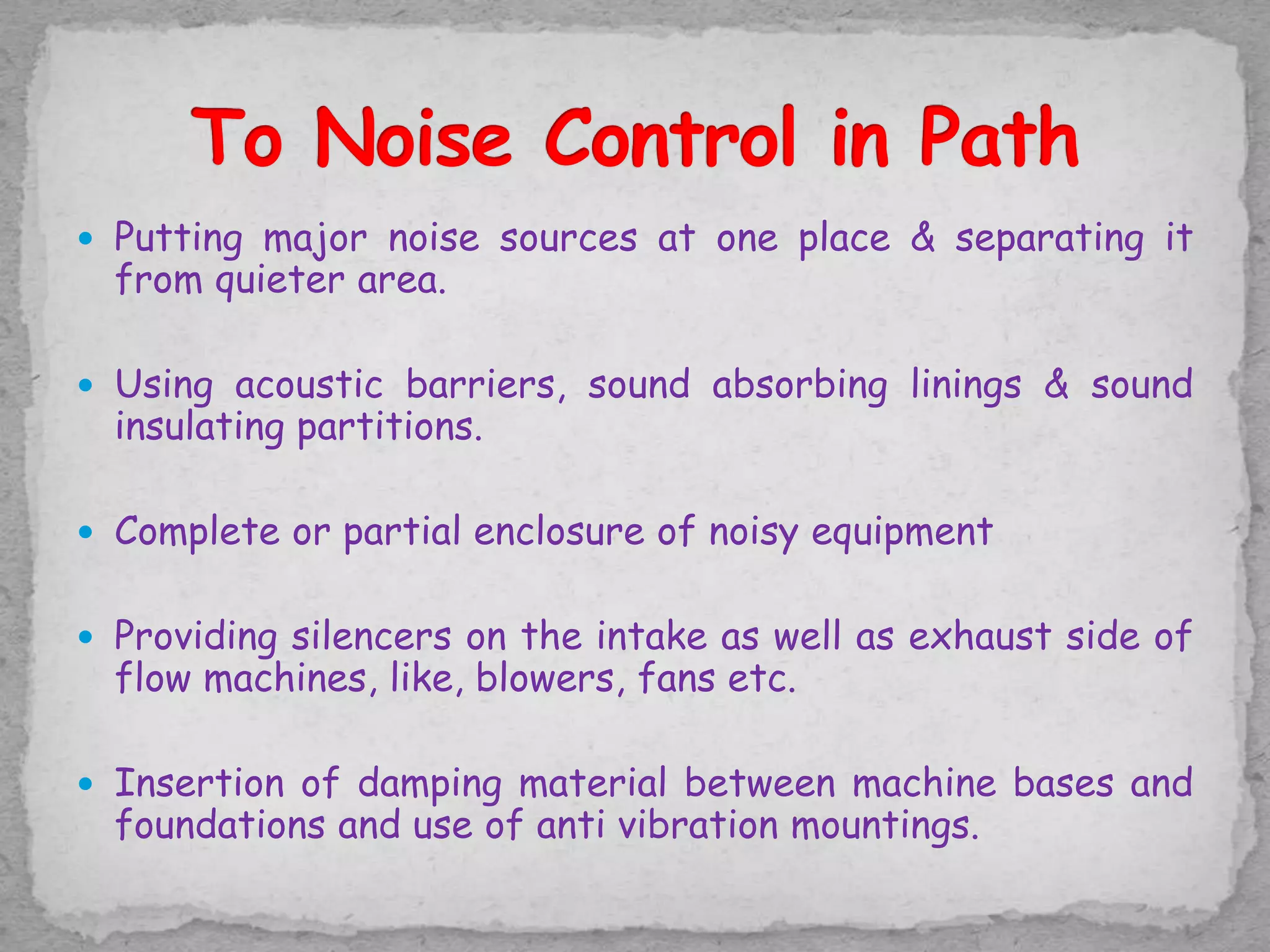 Noise pollution in industries and harbour | PPTX