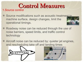 Noise pollution lecture | PPT