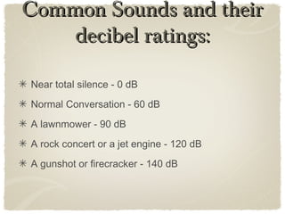 Noise pollution lecture | PPT
