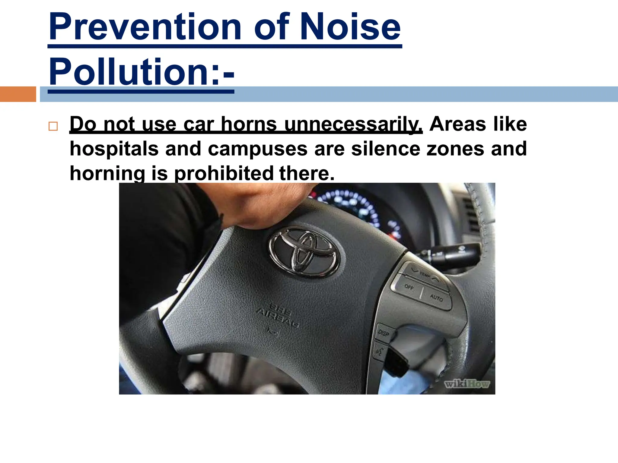 noisepollution ppt for Gnm 1st year students | PPTX