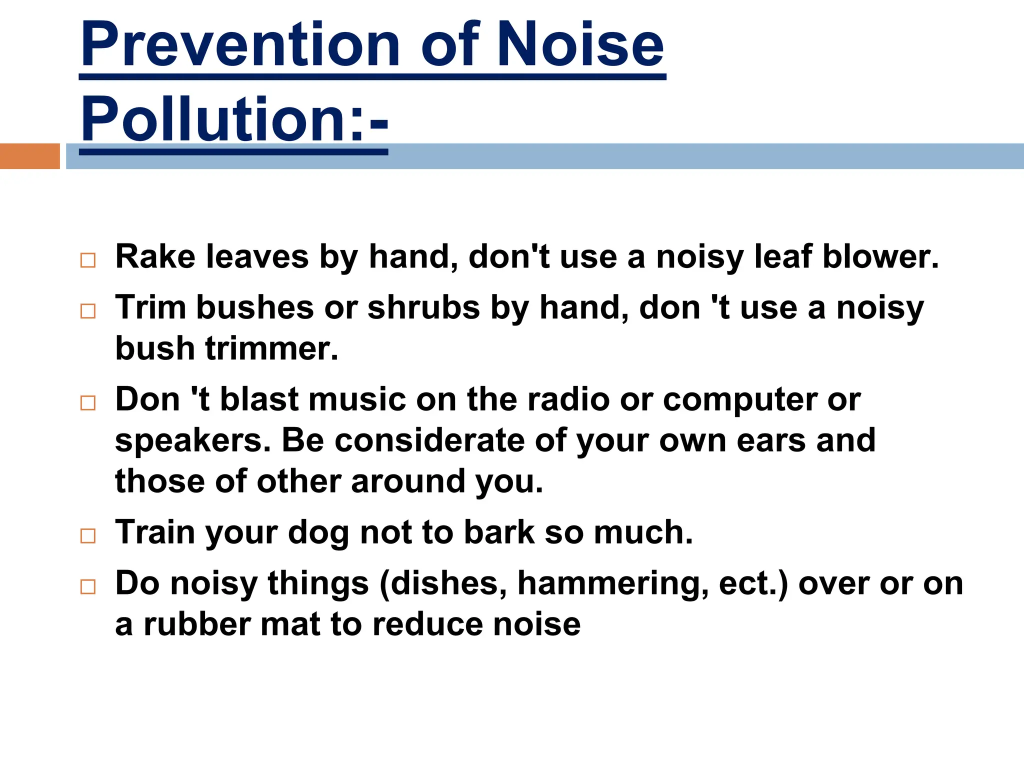 noisepollution ppt for Gnm 1st year students | PPTX