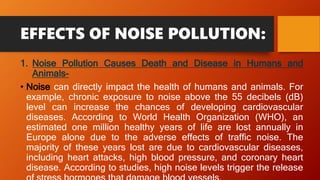 Noise pollution ppt (tanu) | PPTX