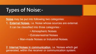 Noise pollution ppt (tanu) | PPTX
