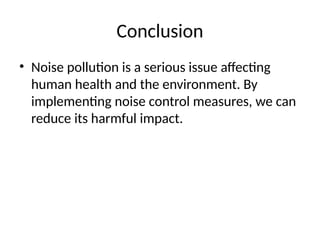 Noise_Pollution_Project VERY GOOD ANIMATION | PPT