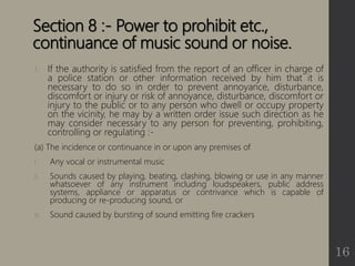 Noise pollution rules, 2000 | PPTX